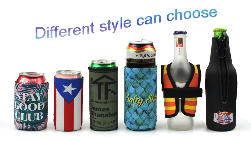 Custom Logo 330ml Cans Sleeve Fake Grass Stubby Cooler Neoprene Can ...