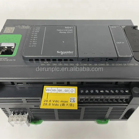Controlador lógico de Modicon M241 24, relé IO, TM241C24R| Alibaba.com
