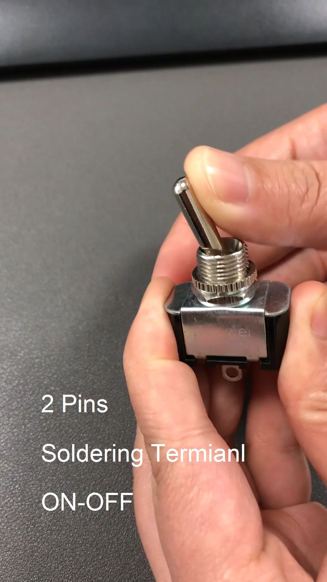 Miniature Waterproof Sub Mini 12mm On/off Switch Toggle Black Mortis For Car Dpdt - Buy Sub Mini ...