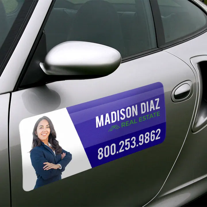 Custom Die Cut Magnetic Car Vehicle Bumper Stickers Magnetic Car Door ...