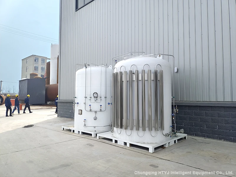 Ce Asme Certificate Factory Use 2M3 16BAR Ln2 Micro Bulk Tank Mini ...