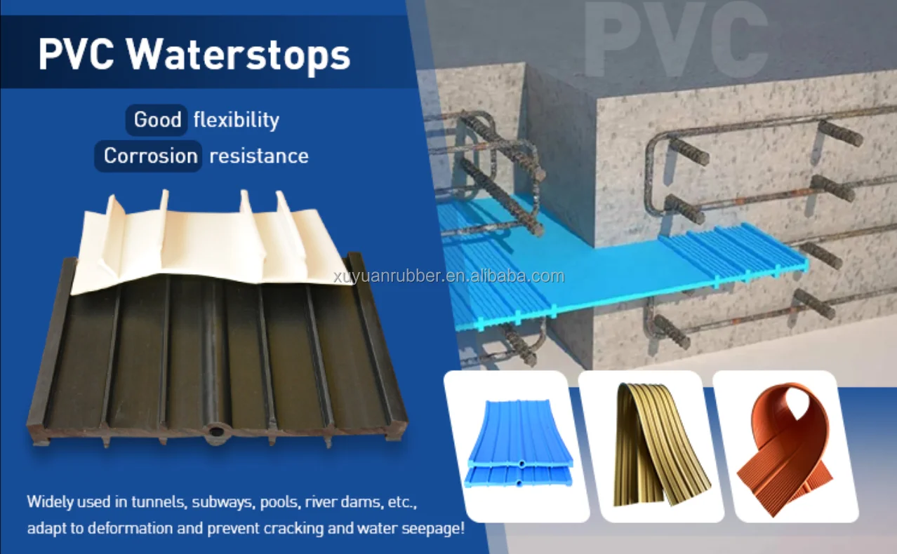 Waterproofing Pvc Waterstop Construction Concrete Joints Manufacturer ...