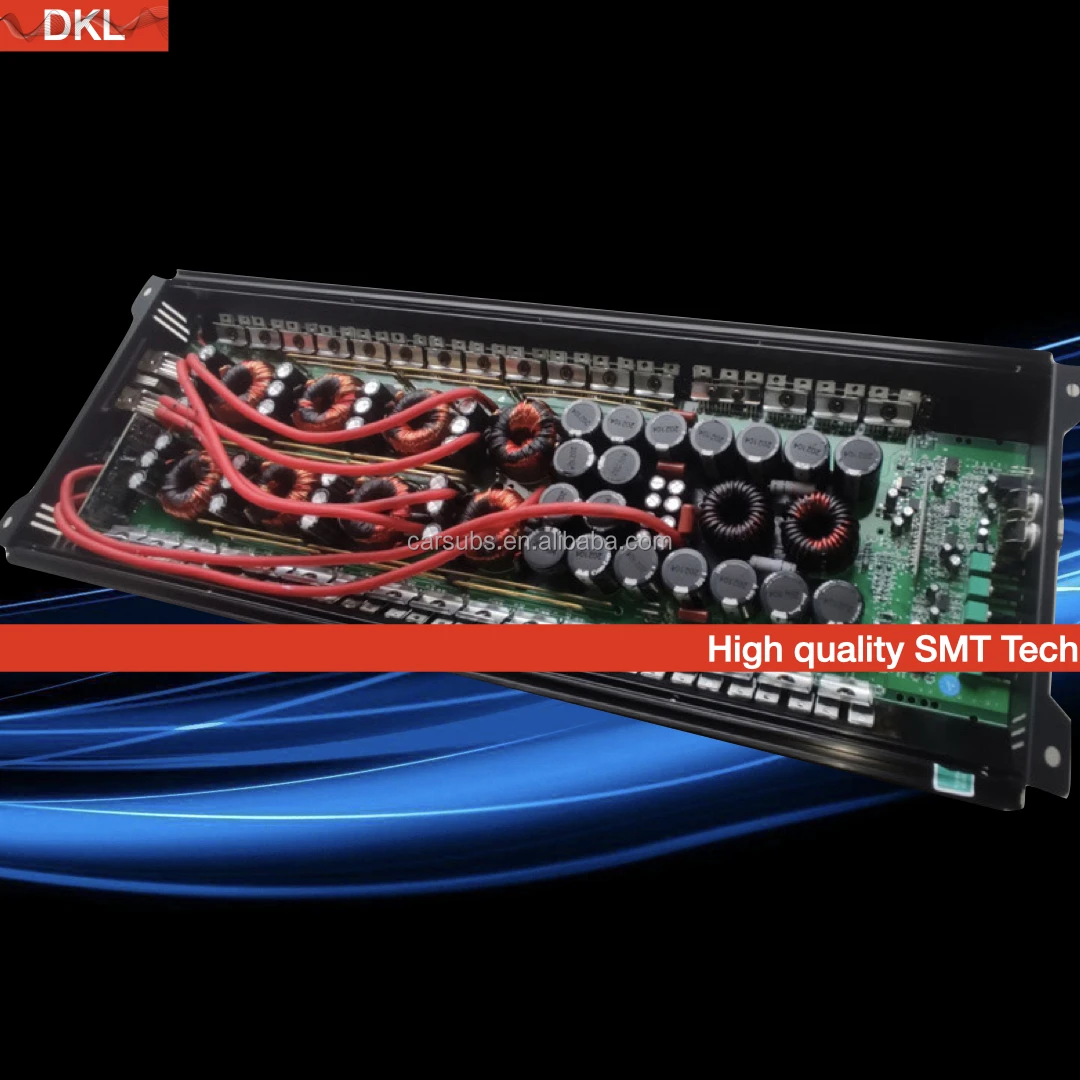 Car Subwoofer Amplifier Rms 5800w Class D Max 1 Ohm Peak 11000w Spl Strong Bass Car Amplifier ...