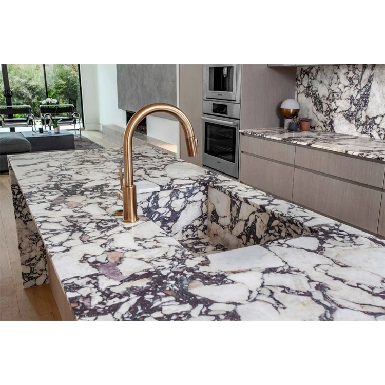 Italian Calacatta Viola Marble Counter Top Kitchen Bath Bench Top ...