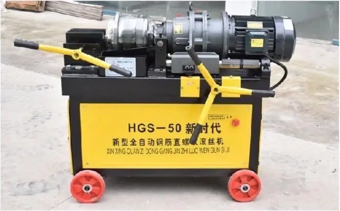Fully Hydraulic Automatic Rebar Forming Thread Rolling Machine Coupler ...