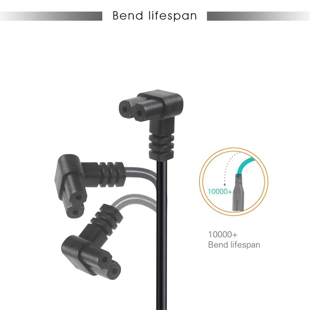 Australian Standard 2 Pin Plug Figure 8 Black Wire Widely Ac Power ...