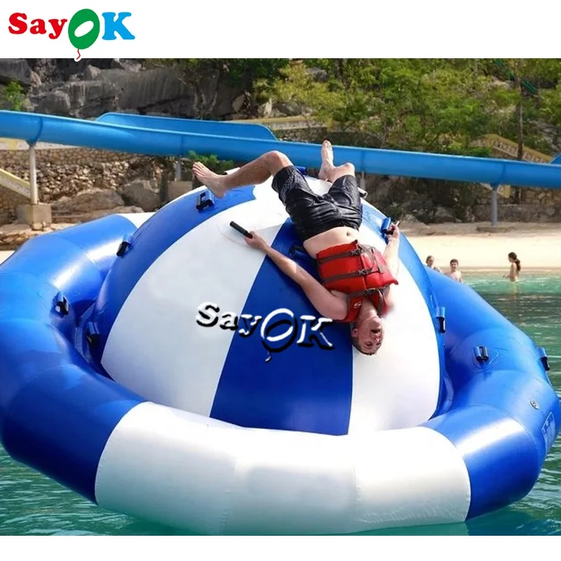 10 Seats Inflatable Spinning UFO Towable Tube for Water Play