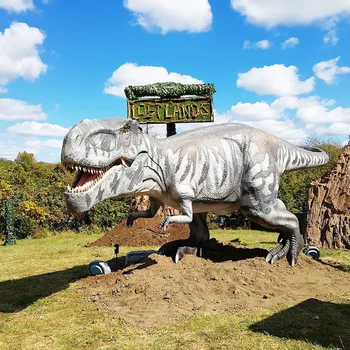 Jurassic Theme Park Animatronic Dinosaur Remote Control T Rex - Buy ...