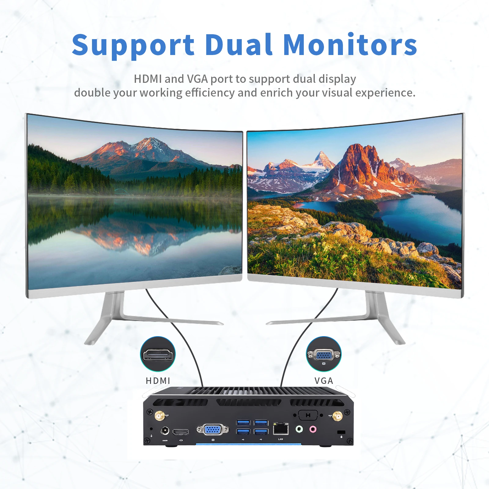 Quad Core Digital Signage Player I3 I5 I7 1145G7 8K Display DP Rugged ...