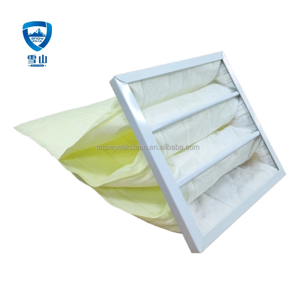 White Coating Frame EU5 EU6 EU7 EU8 EU9 Air Filters