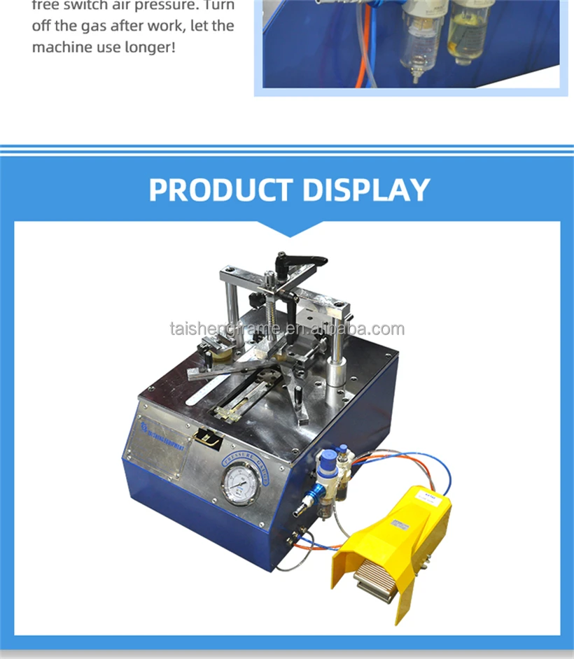 TS-J21 203 Underpinner Universal Picture Frame Joint Machine Desk-top V ...