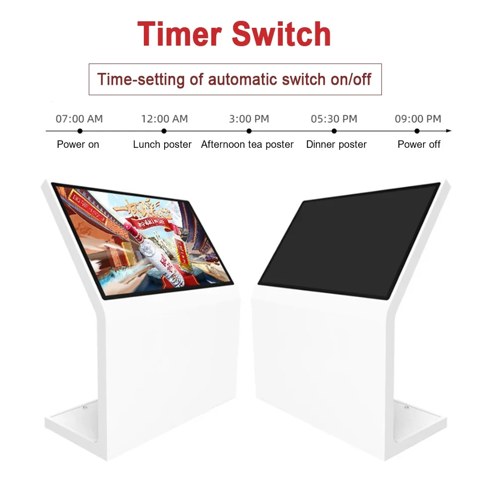 55 Inch Floor Standing Interactive Information Inquiry Self Service ...