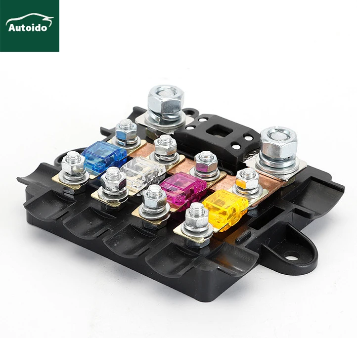 4 Way Ans MIDI Fuse Box Holder & 1 Way for Mega Fuse