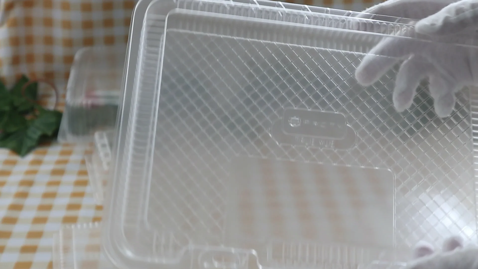 Plastic Clamshell Sushi Bento Boxes Disposable Boite Sushi Containers ...