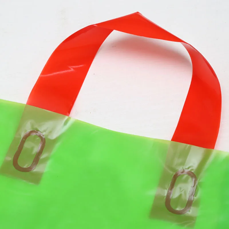 Custom Printed Logo Recyclable Retail Reusable Black Pe Poly Tote