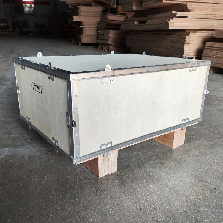 Custom Shipping Pallet Wooden Cargo Box for Machine Transport Nailless ...