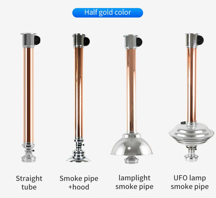 Stretched Straight Duct for BBQ Grill Pipe - GOURMET