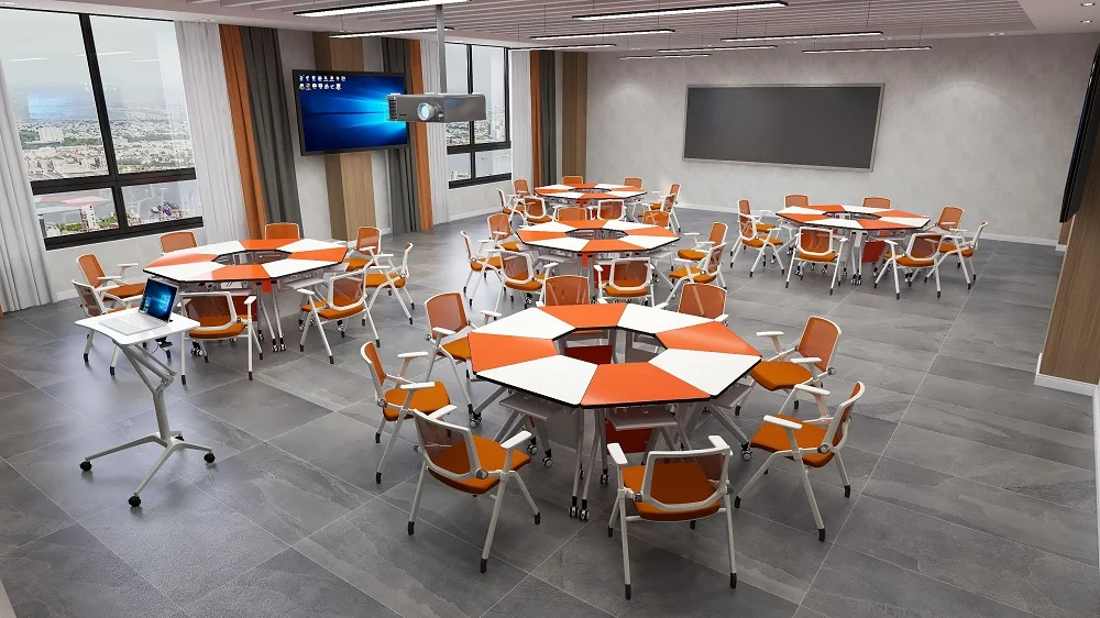 Foshan Wholesale University Classroom Training Chair With Casters ...