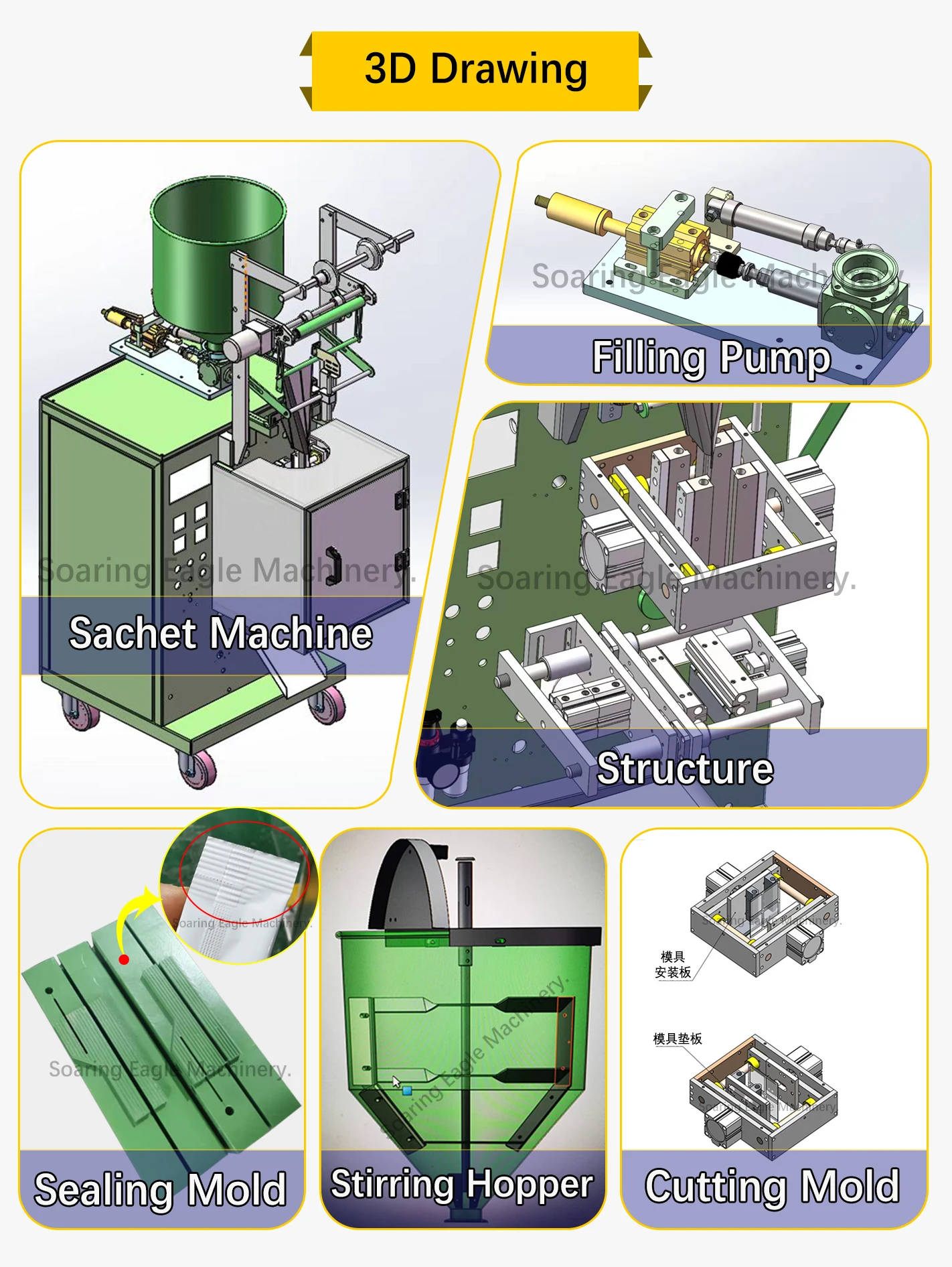 Automatic Liquid Sachet Bag Packing Machine For Honey Packaging Pure ...