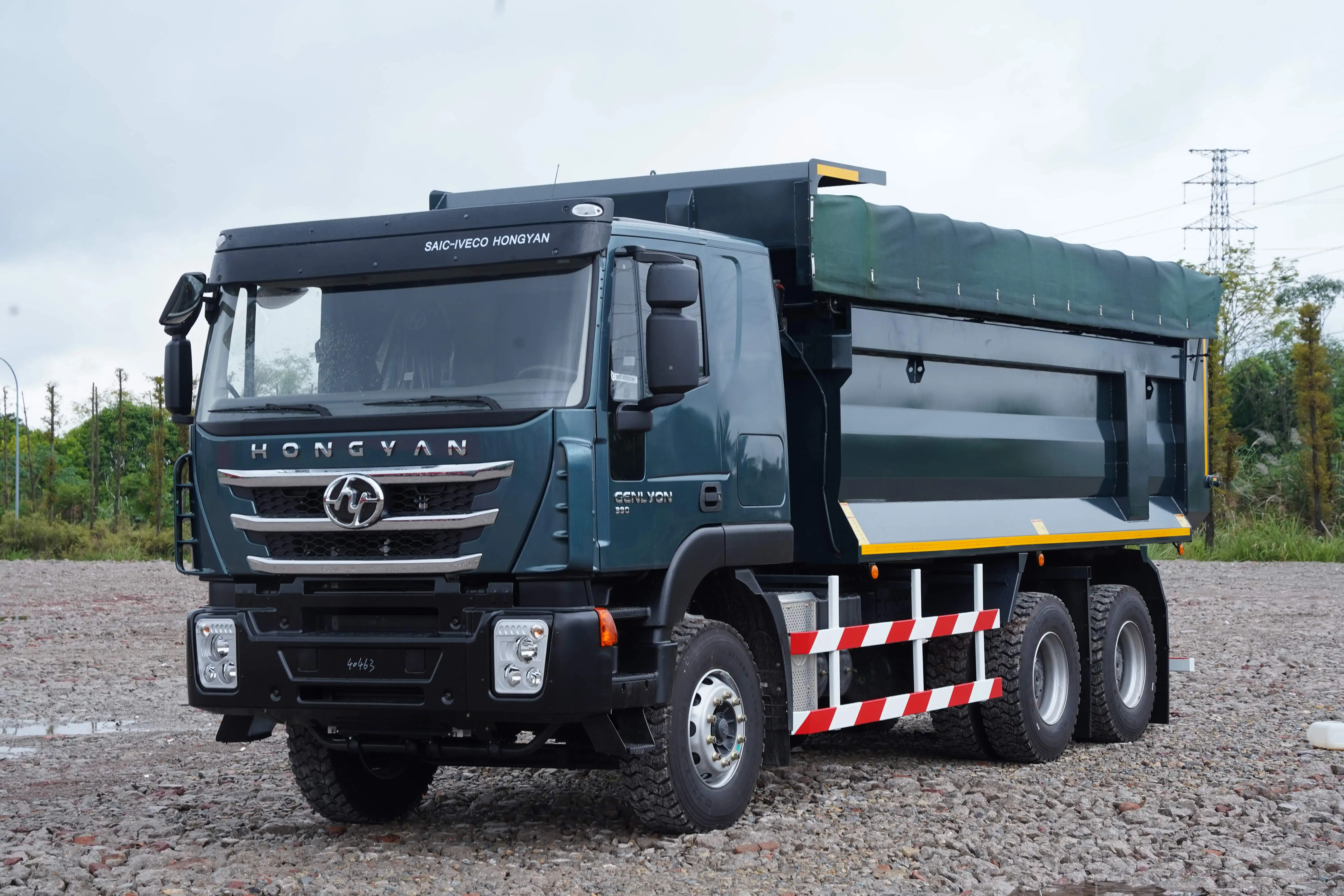 Rock & Sand Tipper Dump Truck Hongyan Left Hand Drive Good Quality Dump ...