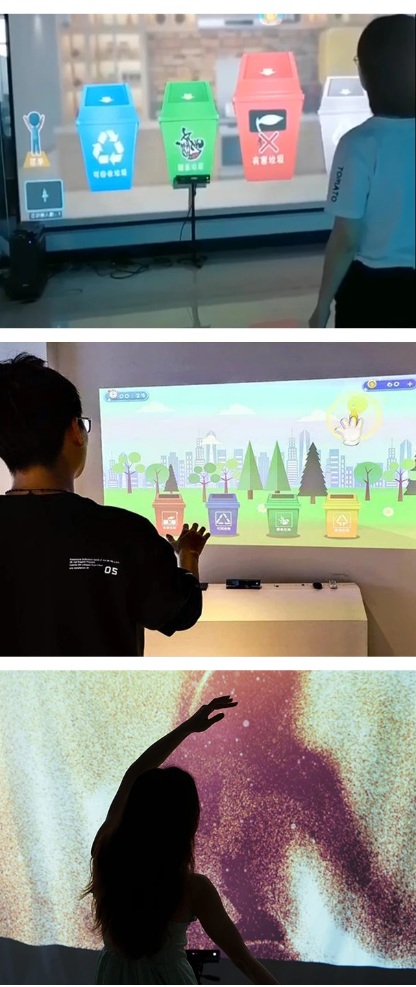 Garbage Sorting Touch Screen Interactive Waste Separation Interactive ...