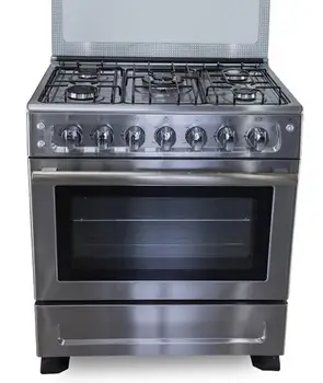 80cm Gas Freestanding Range With 5 Burner Stainless Steel Cocina De Gas ...