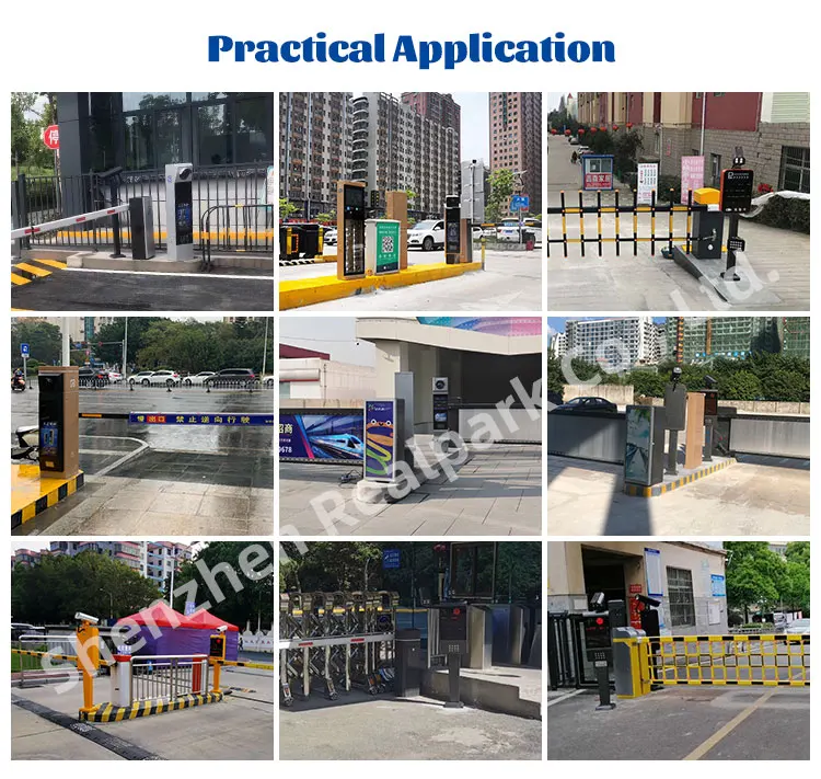 Realpark Electronic Car Number Recognition Stainless License Plate ...