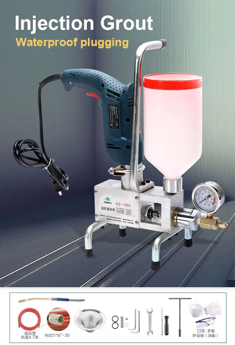 Injection Pump Cement Grouting Machine Pump Provided Pump Concrete ...