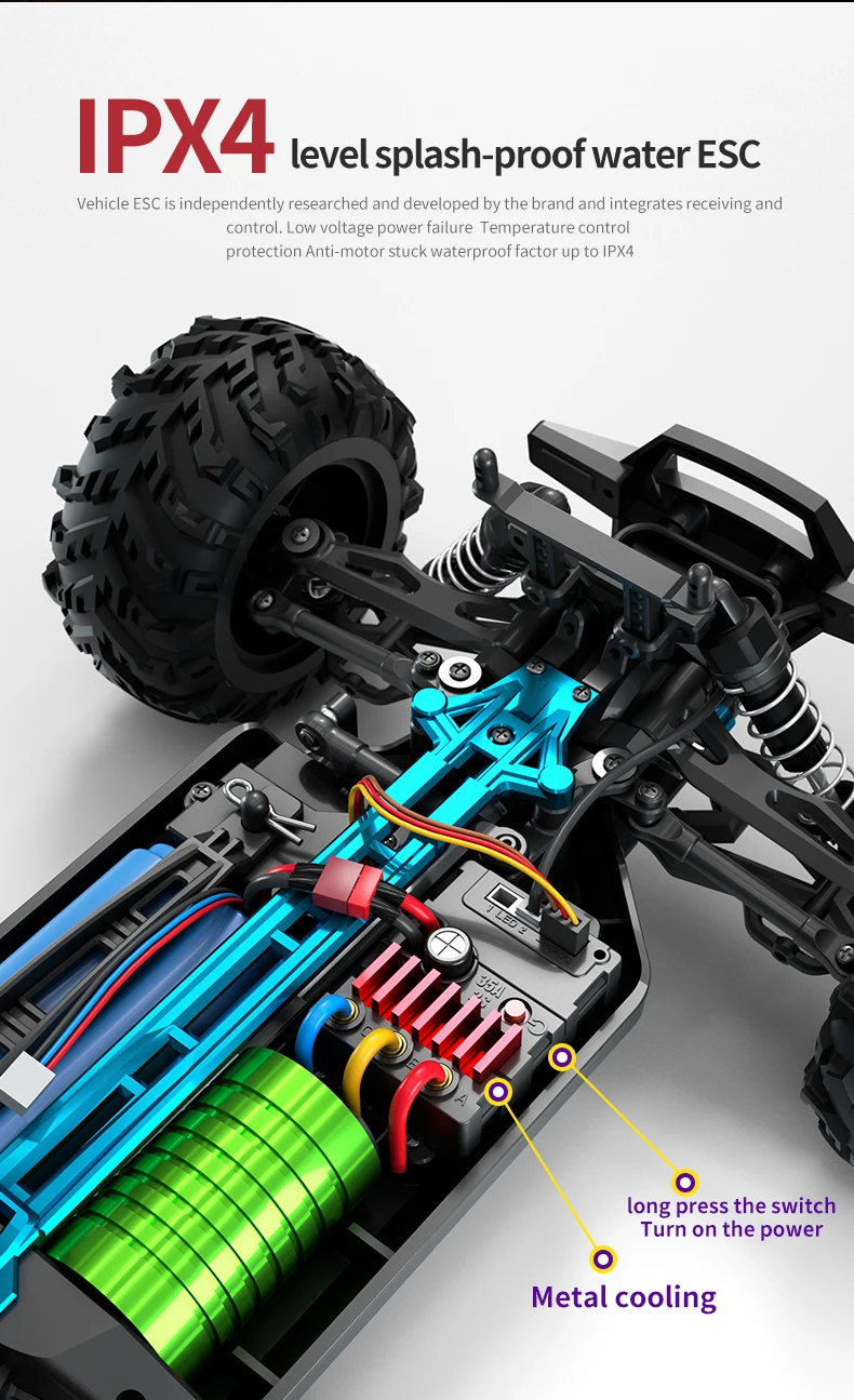 SCY-16101 PRO RC Car - High Speed 4WD Racing Vehicle