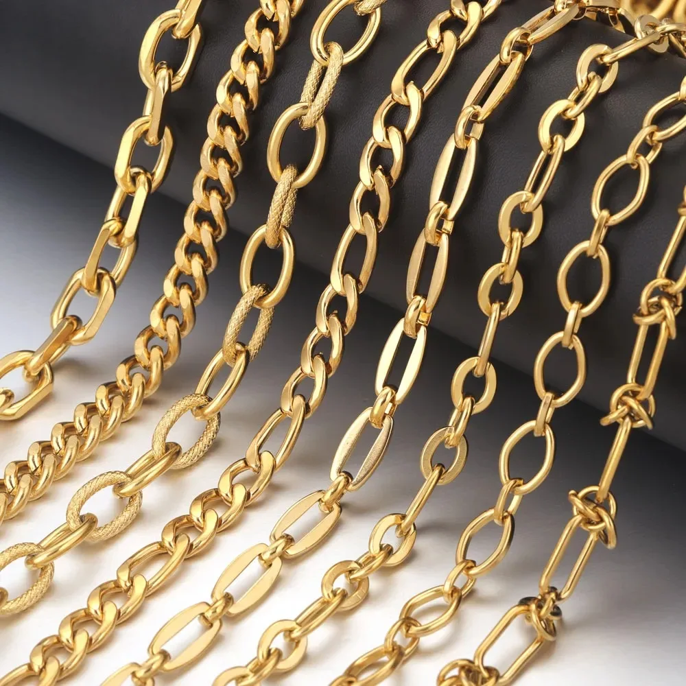 Men's Hip Hop Thick Heavy Stainless Steel Chains - Bulk