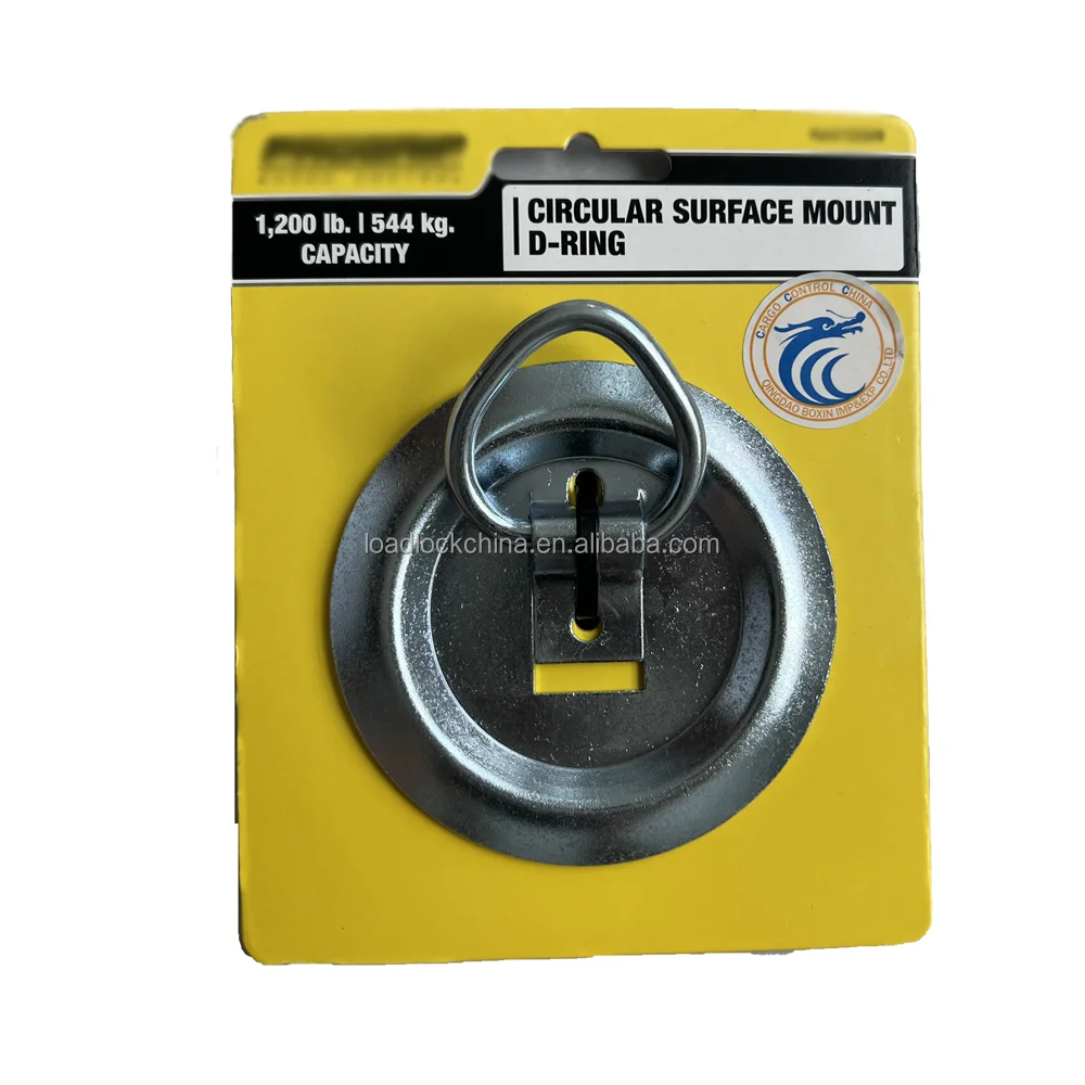 Surface Mount Recessed D Ring Tie Downs Anchor Point Bolt On Floor Ring ...