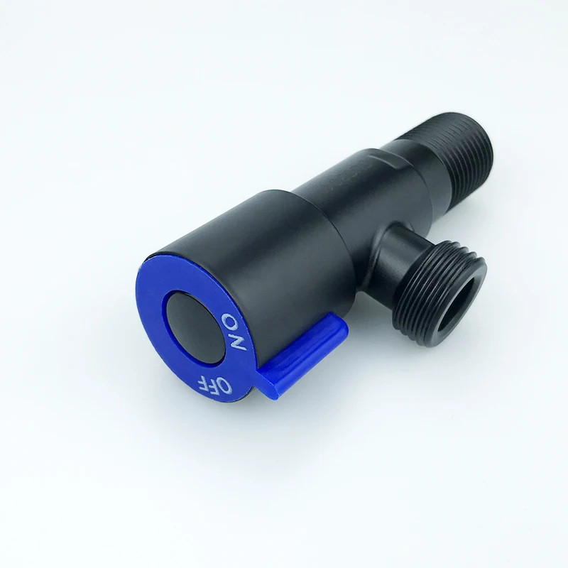 G 1/2*1/2 Angle Valve 304 Sus Stoving Varnished Black Color Angle Valve ...