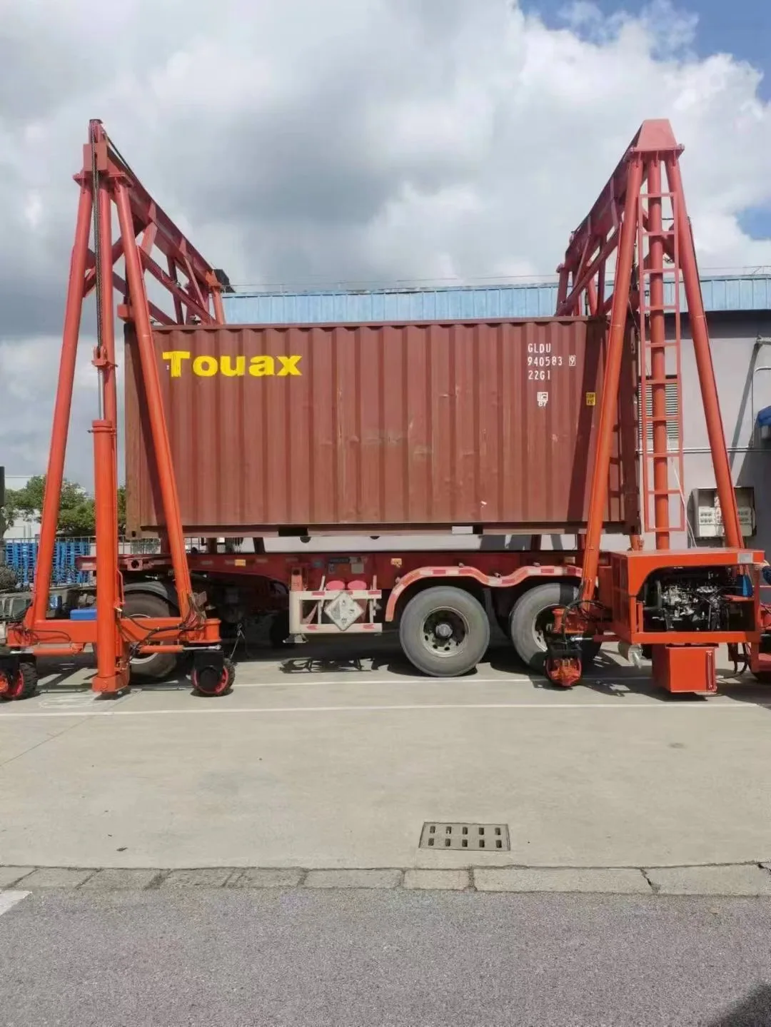30ton 40ton 50ton Load Lifting Container Crane Hydraulic Adjustable ...