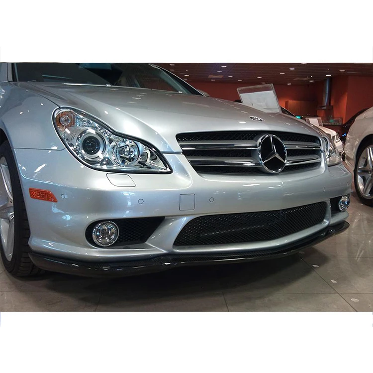 Carbon Fiber Cs Style Front Lip For Mercedes 05-09 Cls63 Amg 4dr W219 ...