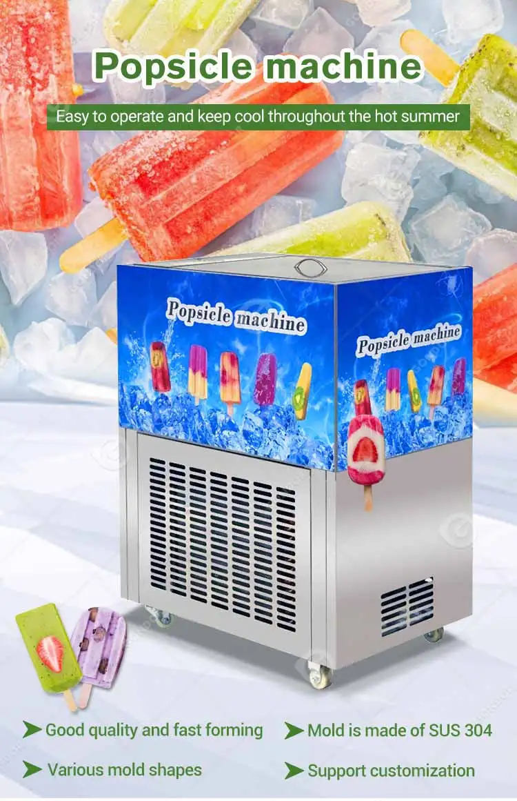 Maquina Para Hacer Paletas De Helado Maker Vend Popsicle
