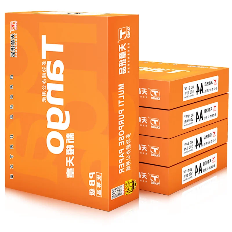 Tango Orange A4 copy paper 70g 75g 80g 3 Types For Every Copy Needs ...