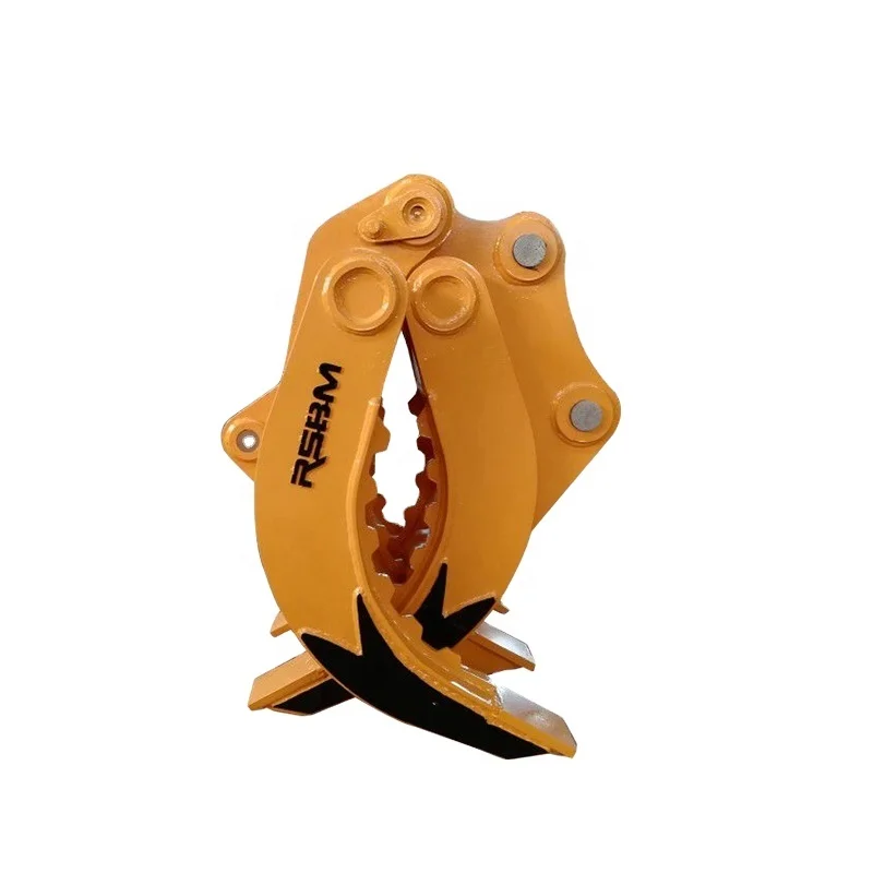 RSBM 5 Tines Mechanical Grapple Excavator Attachment Excavator Grapple ...