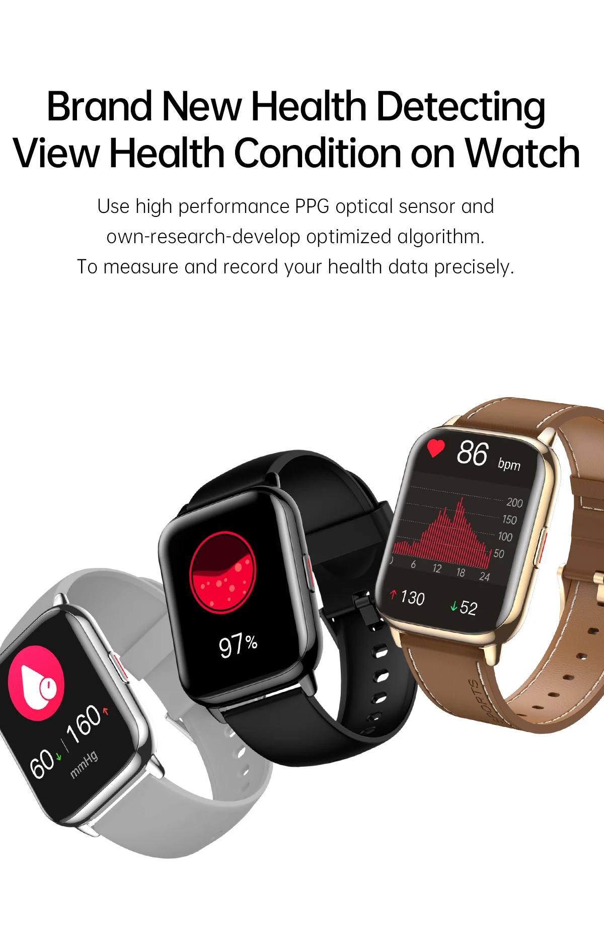 Linwear Smartwatch - Heart Rate Monitoring & Multisport Tracker