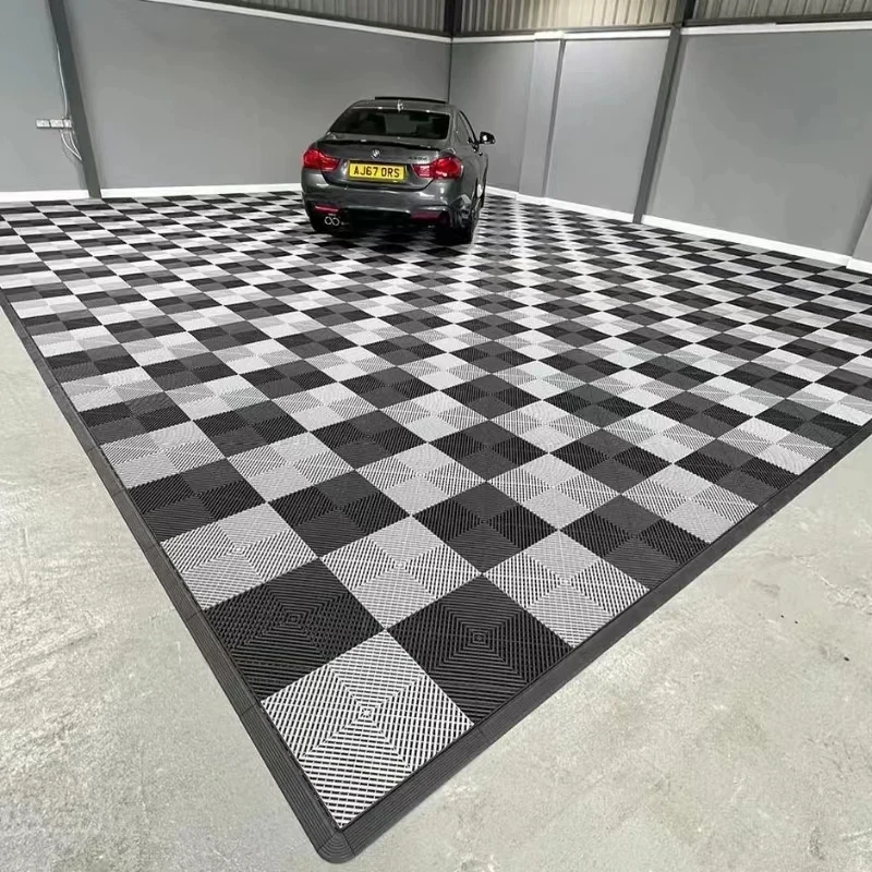 Rubber Floor Tiles For Garage Garage & Workshop Flooring The Rubber