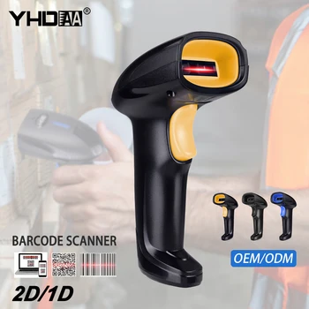 Usb 1d Qr Barcode Scanner Handheld Wired Ccd Barcode Reader Supports ...