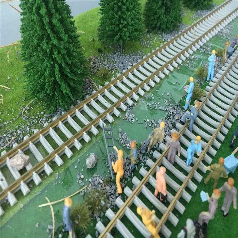 93cm Model Train Railway - 1:87 HO Scale Metal Tracks