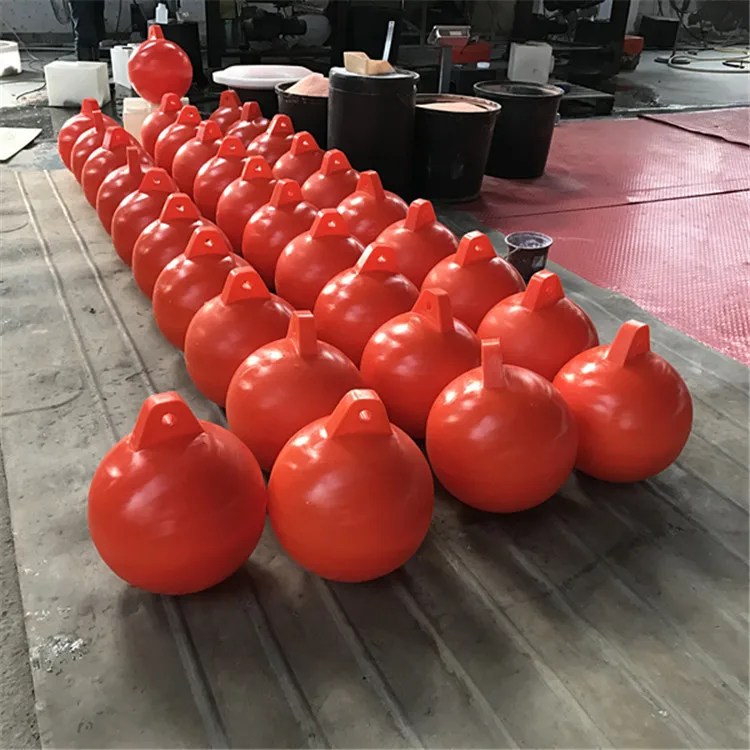 Custom Diameter 600MM Polyethylene Floating Mooring Ball
