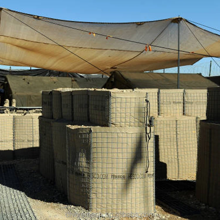 Security Fencing Defensive Barrier Bastion Gabion Box Stone - Buy Hesco ...