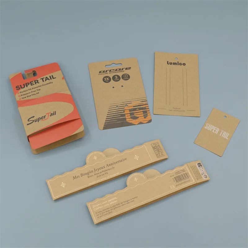 Customized Insert Cards Packaging Cardboard Wrap Around Paper Blister ...