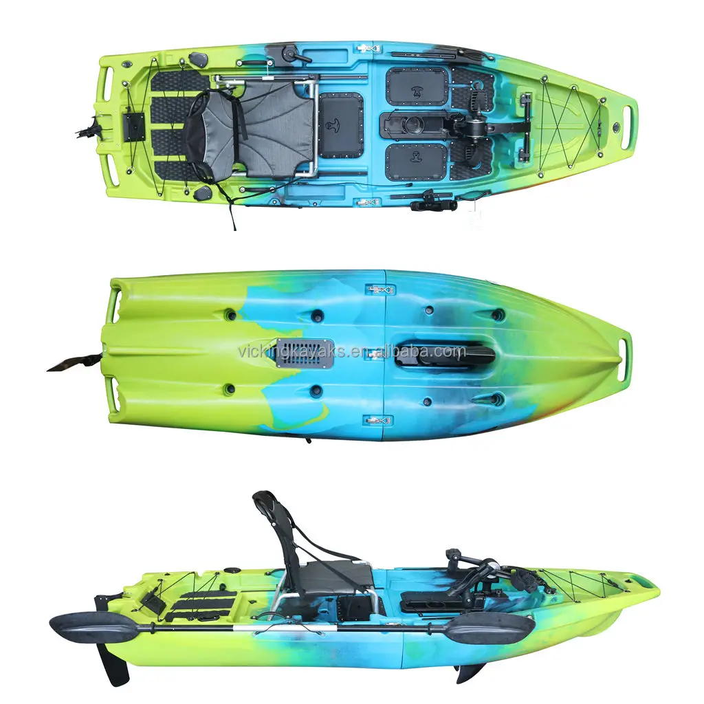 Vicking 9.5FT HDPE Modular Kayak - Ideal for Fishing & Leisure
