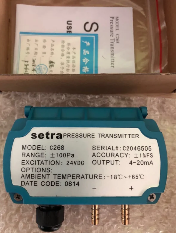 Setra-transmisor De Presión Diferencial,Modelo 268/268 Ex/268mr,Tipo A ...