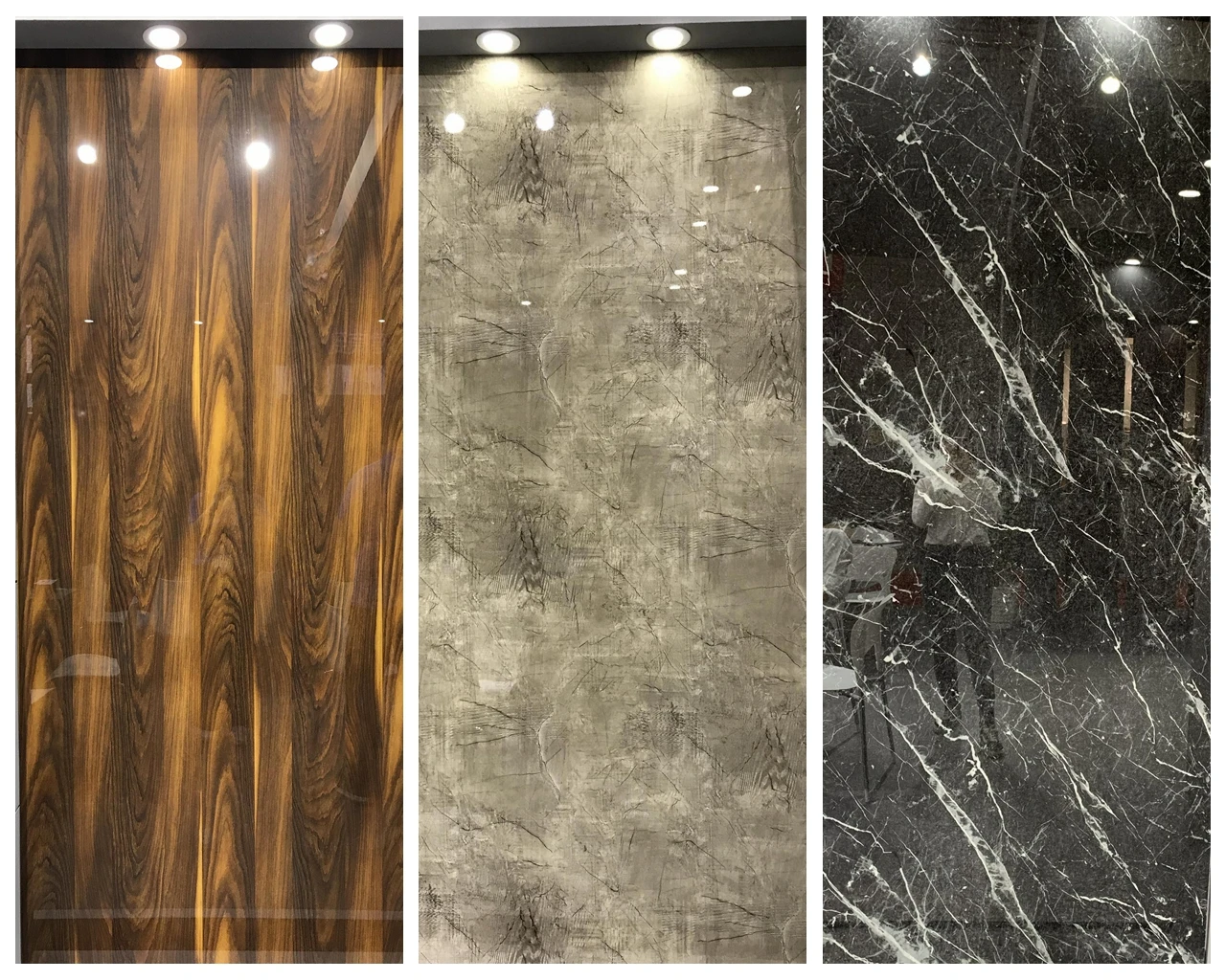 16mm & 18mm High Gloss Marble Texture UV MDF Board - Moisture-Proof, E1 ...
