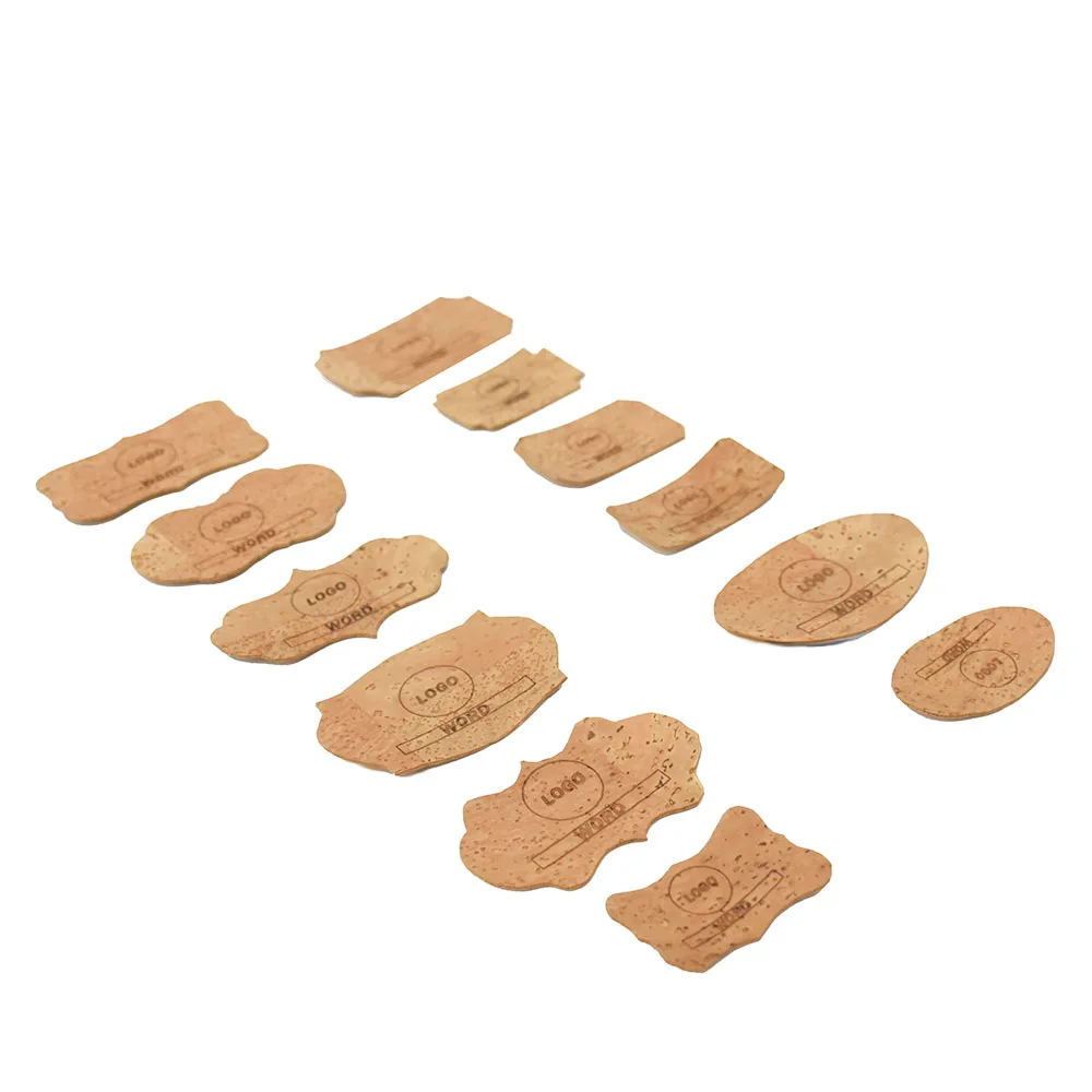 Cork Labels Multiple Shapes Bottle Labels Waterproof Natural Cork ...