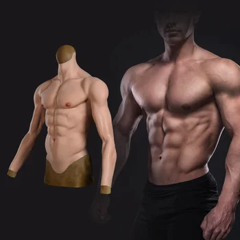 8th Generation Realistic Abdominal Muscle Suit For Men Fake Chest ...