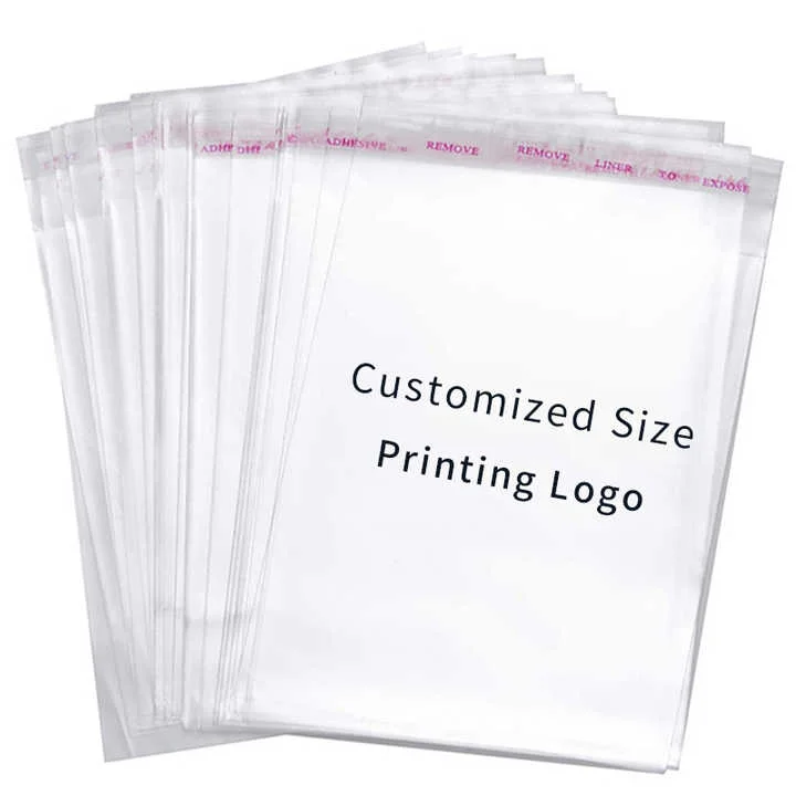 Transparent Resealable Self Sealing Plastic Poly Cpp Bopp Opp Self ...